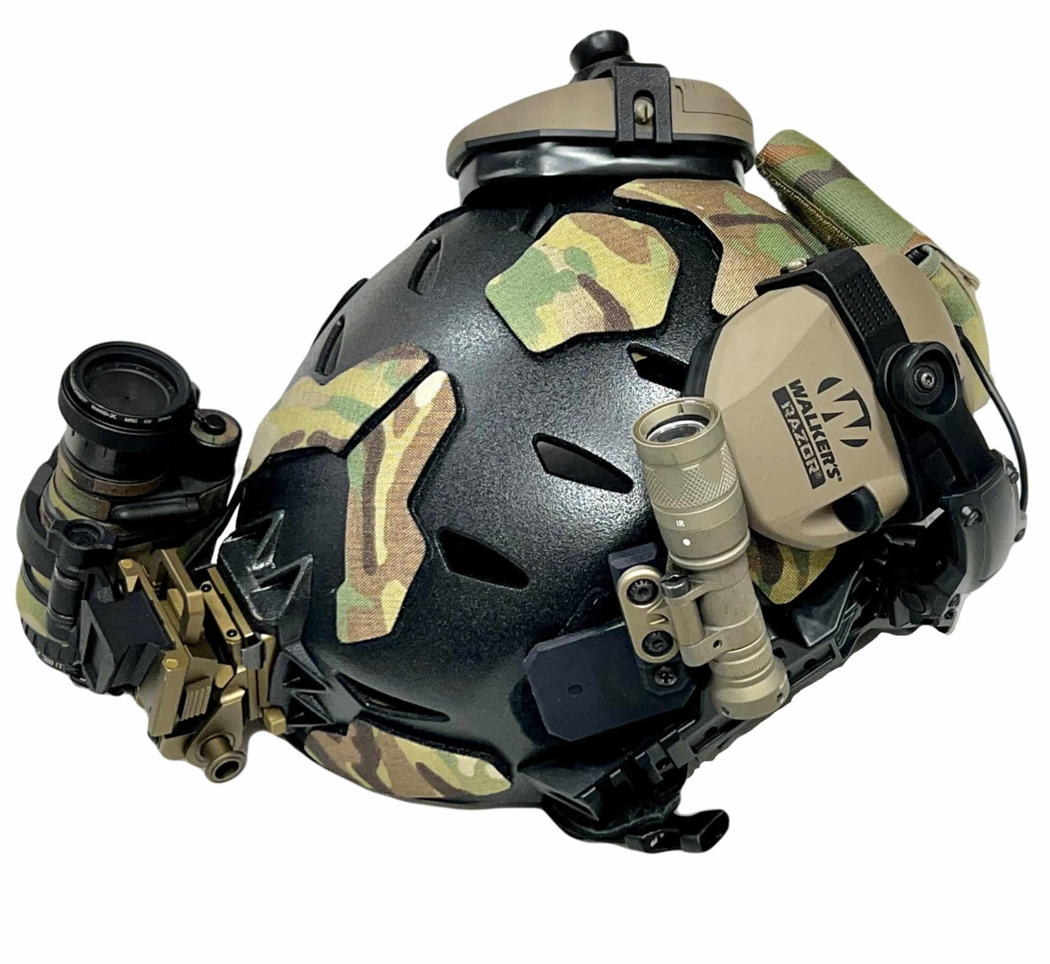 VLM - (Velcro Light Mount) Helmet Light Mount - Code 4 Defense